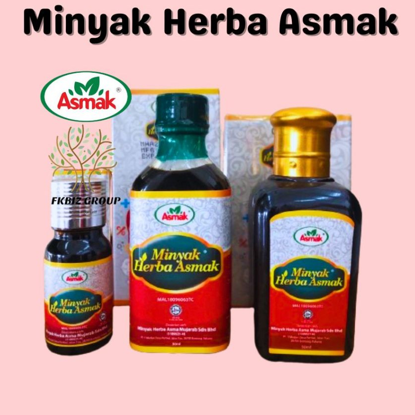 Minyak Herba Asmak Original Dari HQ Tiga Size Untuk Bayi Selesema ...