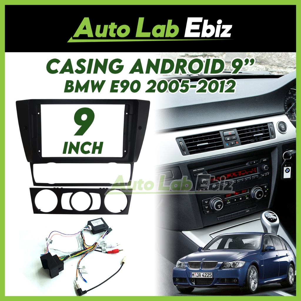 BMW E90 2005-2012 Android Player Casing 9" inch with Socket Power & Camera Input | Shopee Malaysia