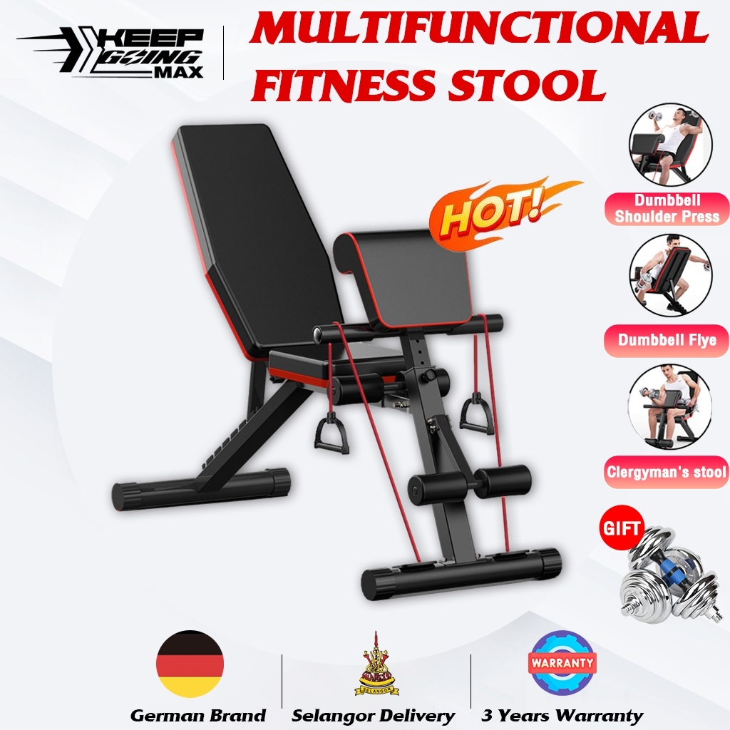 Columbus Fitness Bench Press Chair Dumbbell Bench Gym Bench Sit-up ...