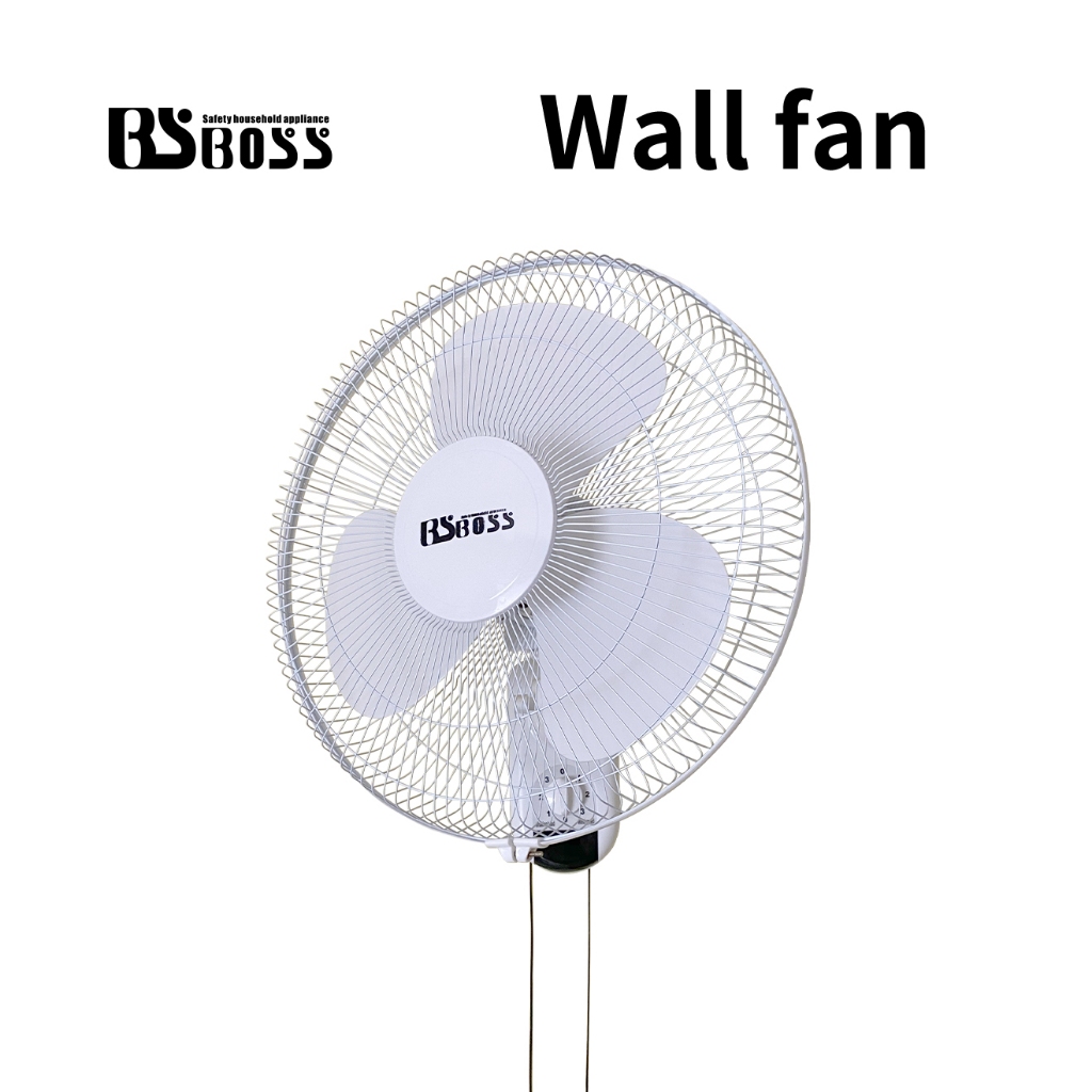 BS BOSS Wall fan wall-mounted electric fan home restaurant wall-mounted ...