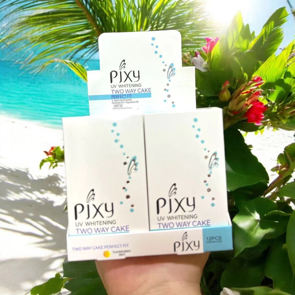 Pixy Whitening 3in1 Compact Powder / Bedak Compact Pixy 3 in 1 | Shopee ...