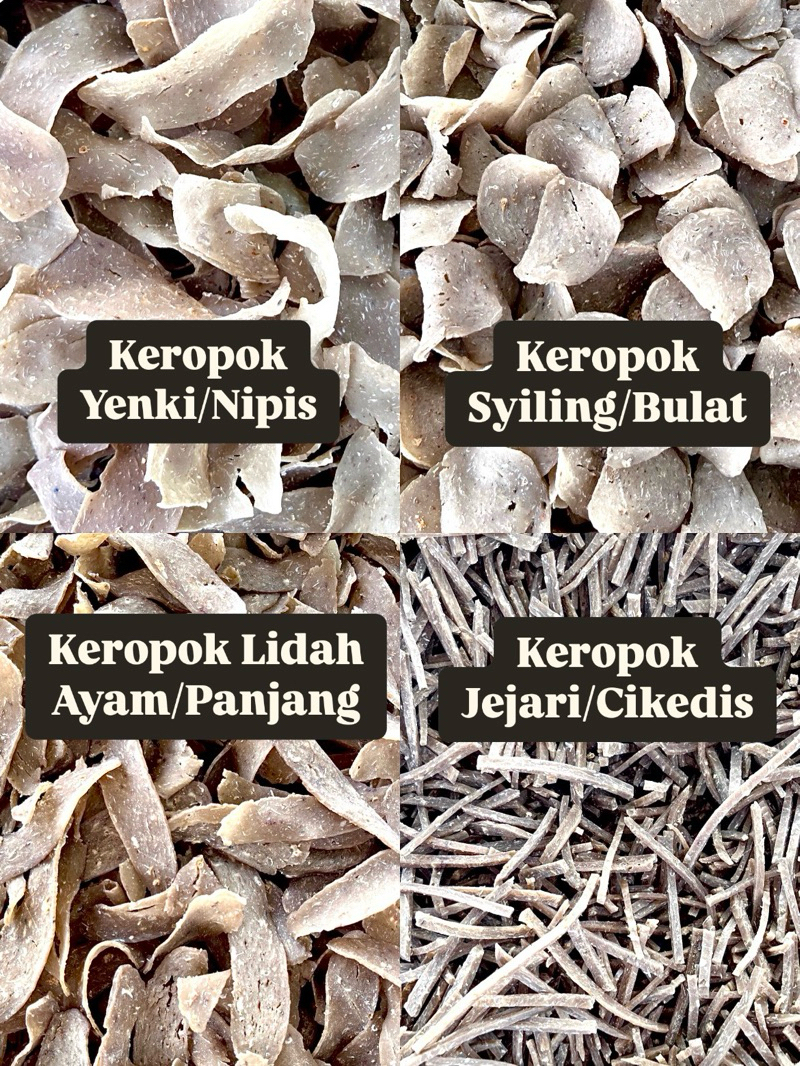 [250GRAM/500GRAM/1KG] KEROPOK KEPING LIDAH AYAM SYILING JEJARI YENKI ...