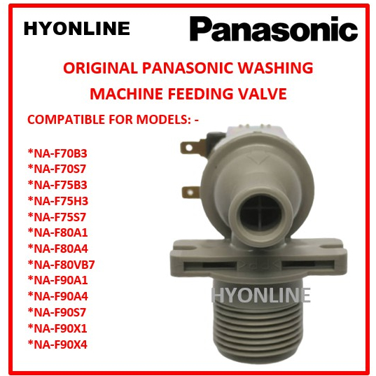 FEEDING VALVE - PANASONIC WASHING MACHINE FEEDING VALVE FOR - NA-F70B3 ...