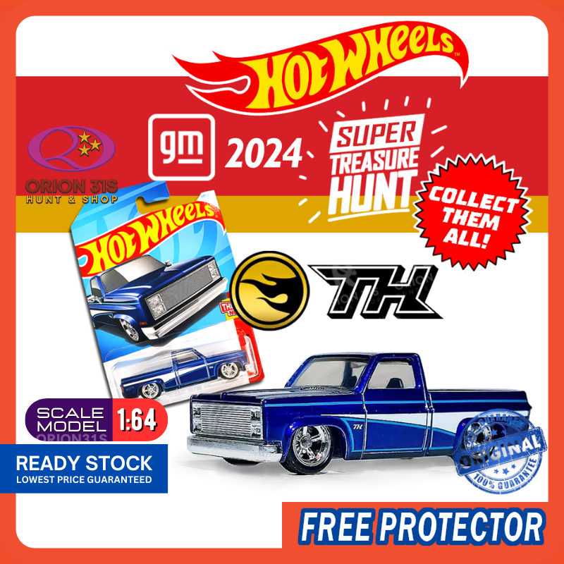Hot Wheels Then and Now 2024 '83 Chevy Silverado Super Treasure Hunt ...