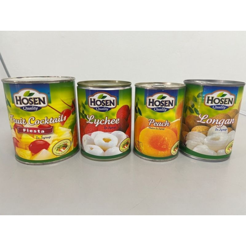 Hosen Quality Fruit Cocktail | Lychee | Peach | Longan | Shopee Malaysia