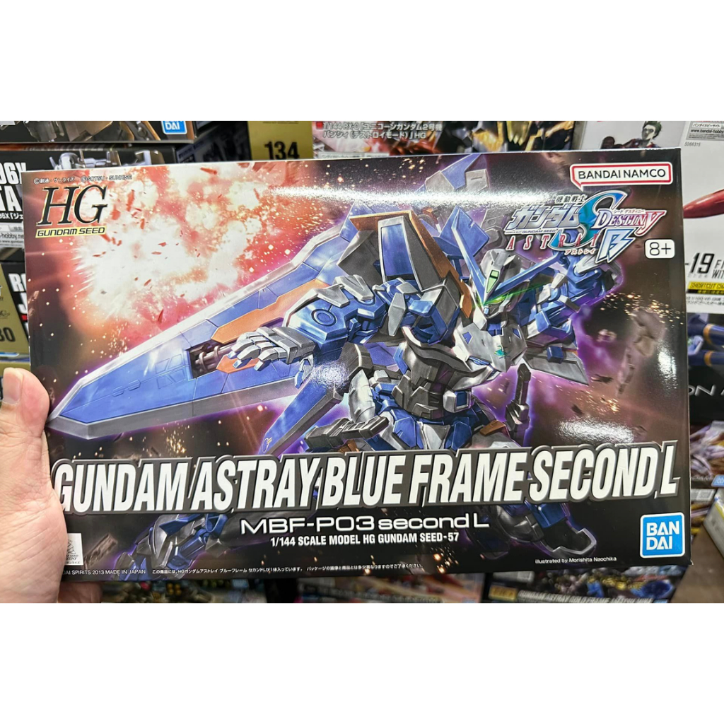 Bandai 1/144 HG [MBF-P03secondL Gundam Astray Blue Frame Second L ...