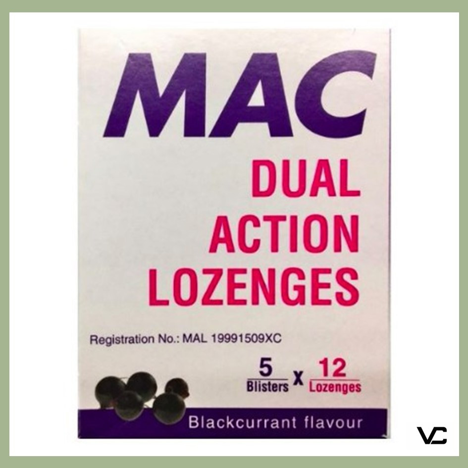 [EXP: SEPT 2025] MAC DUAL ACTION LOZENGES 6 LOZENGES PER STRIP | Shopee ...