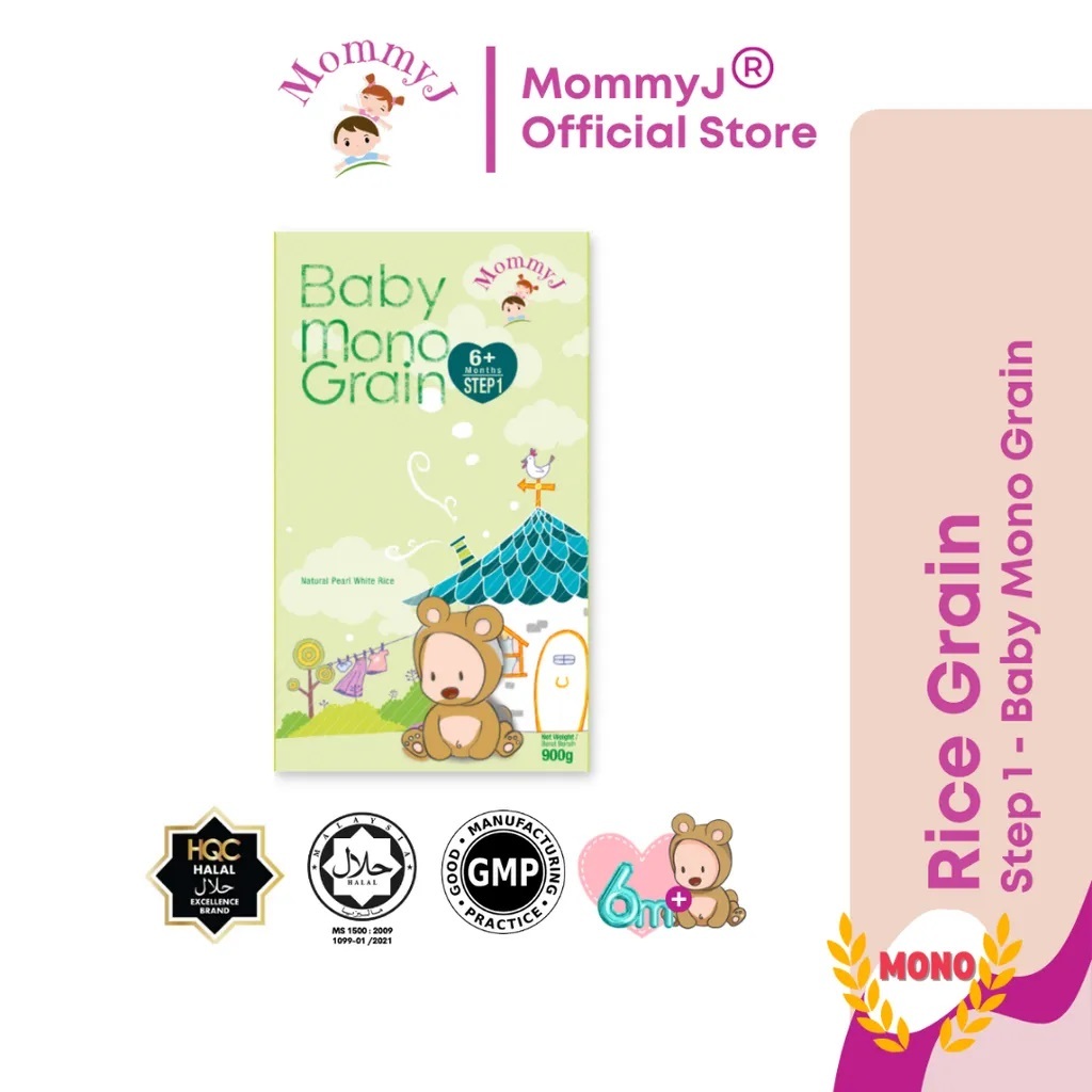 MommyJ Baby Organic Grains Baby Rice | Shopee Malaysia