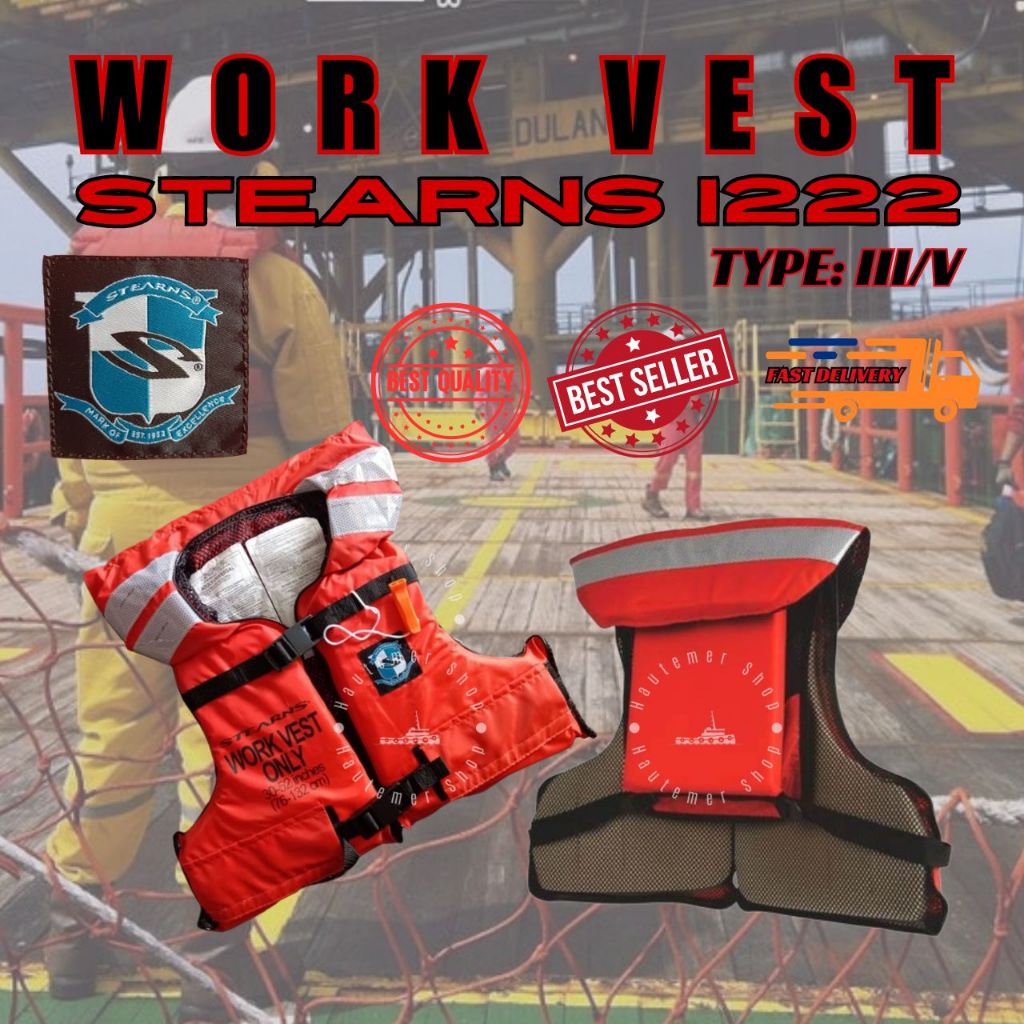 STEARNS I222 WORK VEST - TYPE III/V | Shopee Malaysia