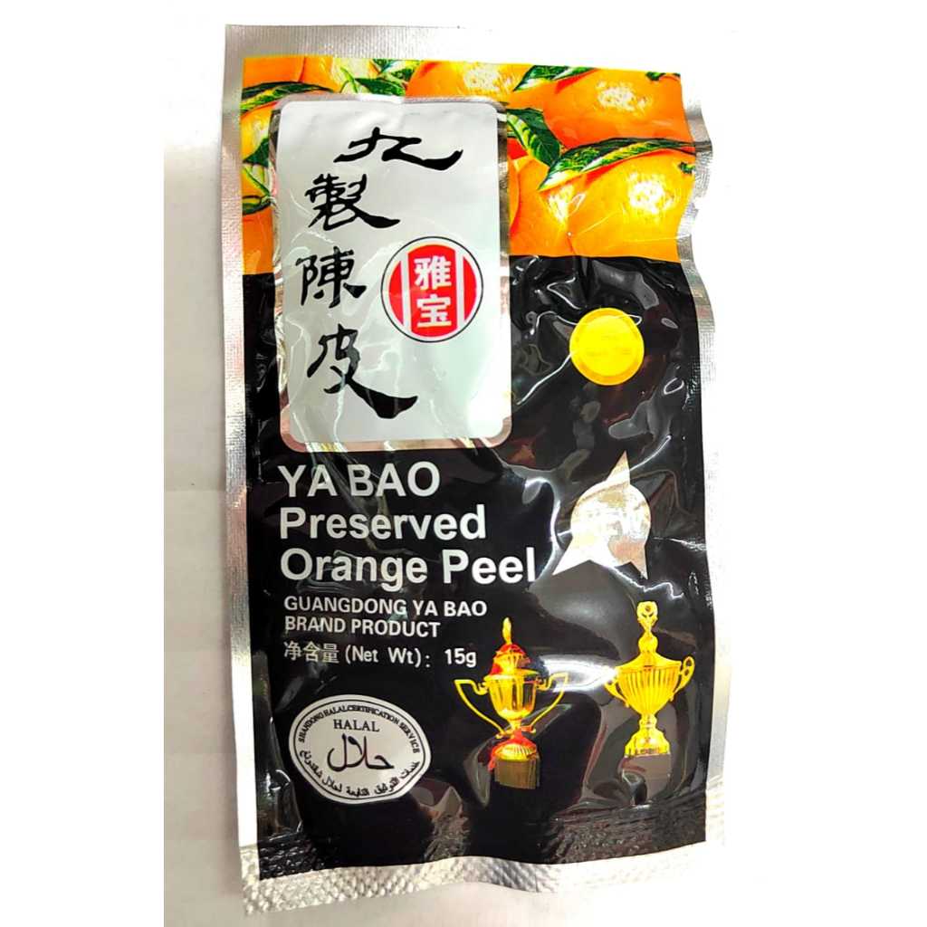 【甜蜜蜜 / 雅宝】九制陈皮【SWEET LOVE / YA BAO】PRESERVED MANDARIN PEEL ( NT WEIGHT:15G ) | Shopee Malaysia