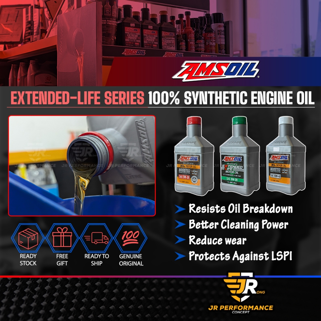 Amsoil Extended Life XL Fully Synthetic Engine Oil Lubricant 0W20 5W30 ...