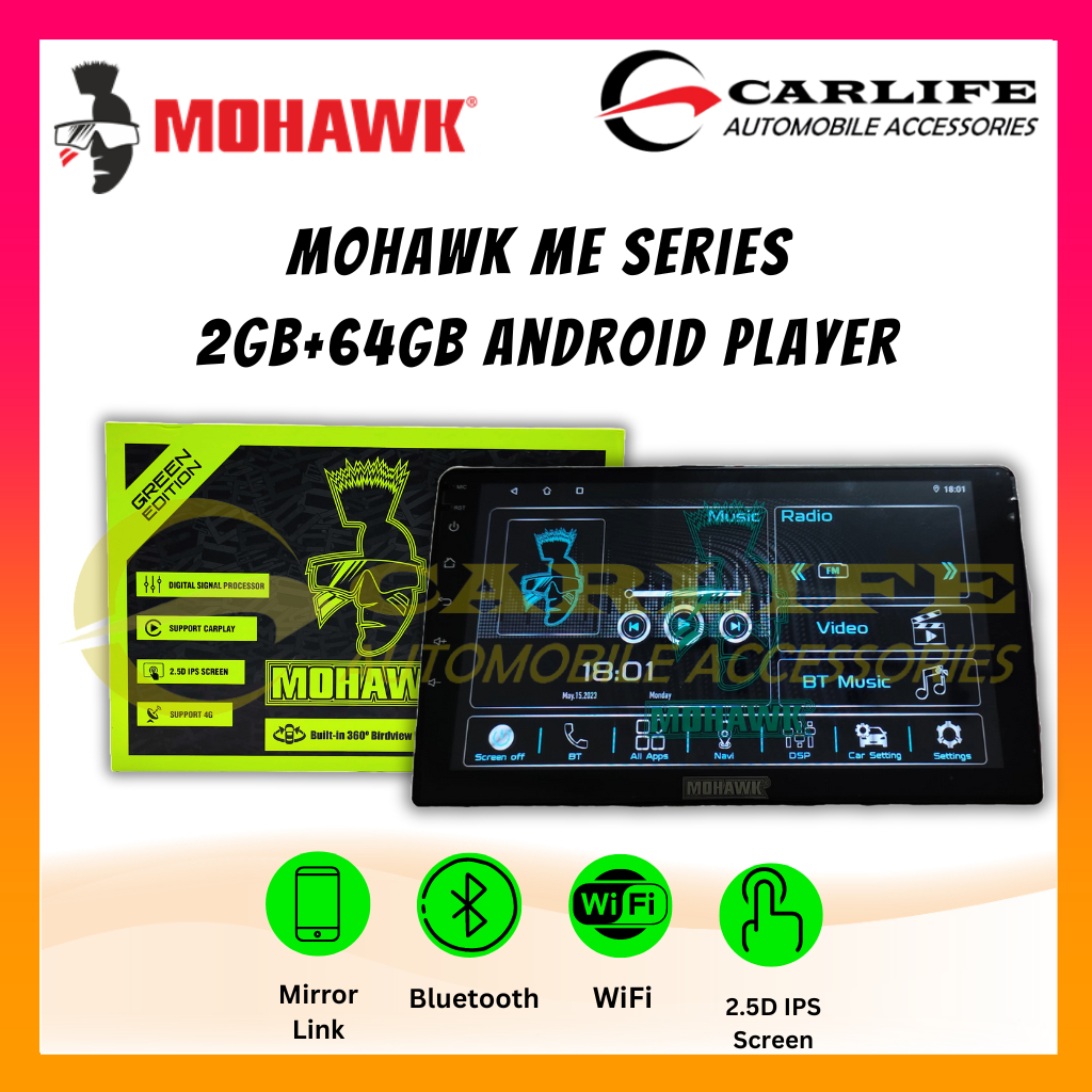 Mohawk ME Series 2GB+64GB Android Player 2024 New Model | Shopee Malaysia