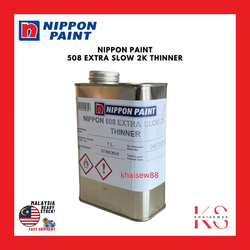 Nippon 508 2K Extra Slow Thinner -1Lt | Shopee Malaysia