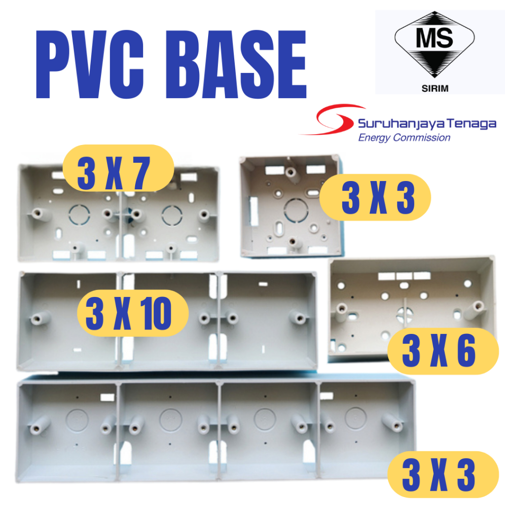 PVC Nut Box Surface Type/ Electrical Box/ Base Switch /Box Socket | PVC ...