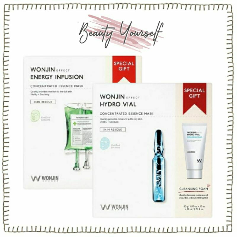 Wonjin Effect Hydro Vial Facial Mask -10PCS | Cleansing Special Kit ...