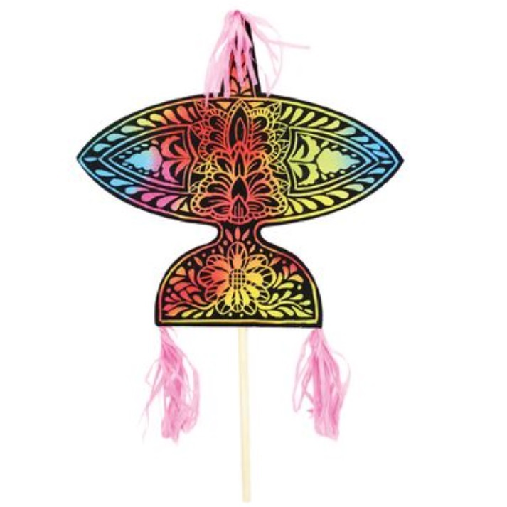 Malaysia / Merdeka Craft | DIY Scratch Art Traditional Wau Kit (pack of ...