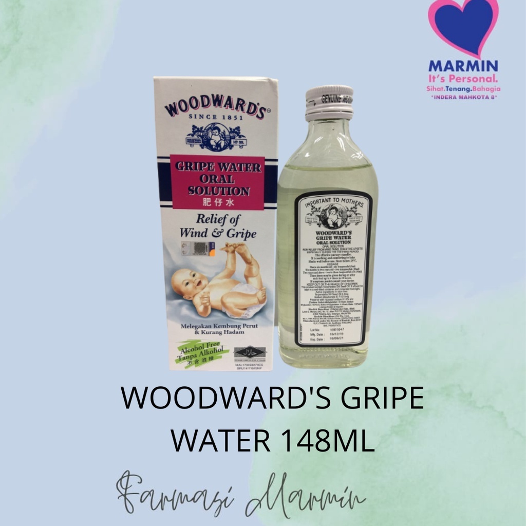WOODWARD'S GRIPE WATER ORAL SOLUTION 148ML (UBAT KEMBUNG BAYI) | Shopee ...