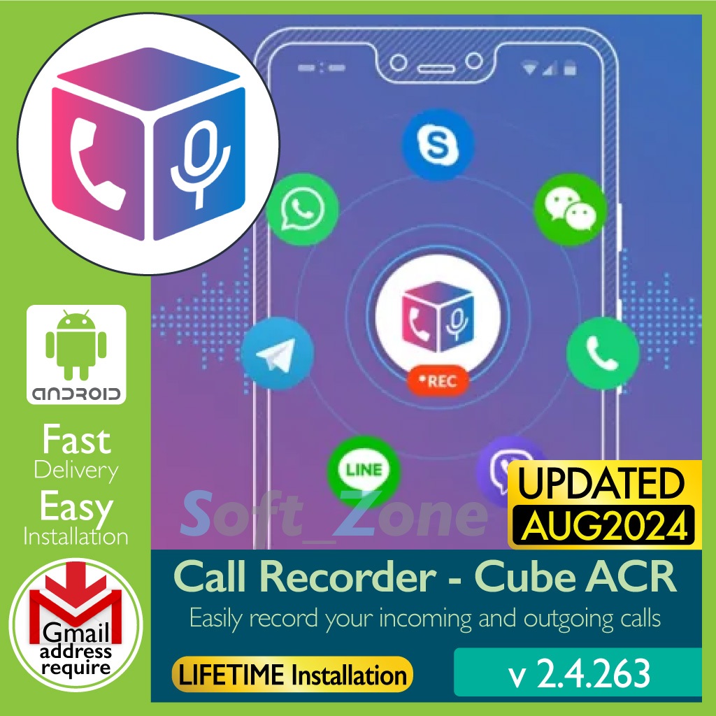 Call Recorder - Cube ACR 2.4.263 [SmartPhone - Android] - Digital ...