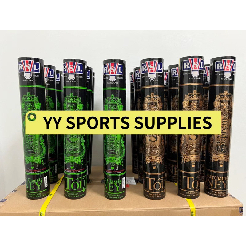 [100% ORIGINAL] RSL SHUTTLECOCKS (CLASSIC / SUPREME) BULU TANGKIS | Shopee Malaysia