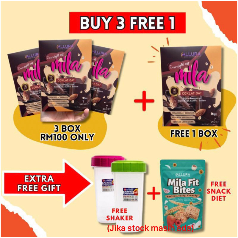 🔥 MILA COKLAT OAT KURUS & KENYANG PUASA🔥💯 ORIGINAL DARI ALLURA HQ ...