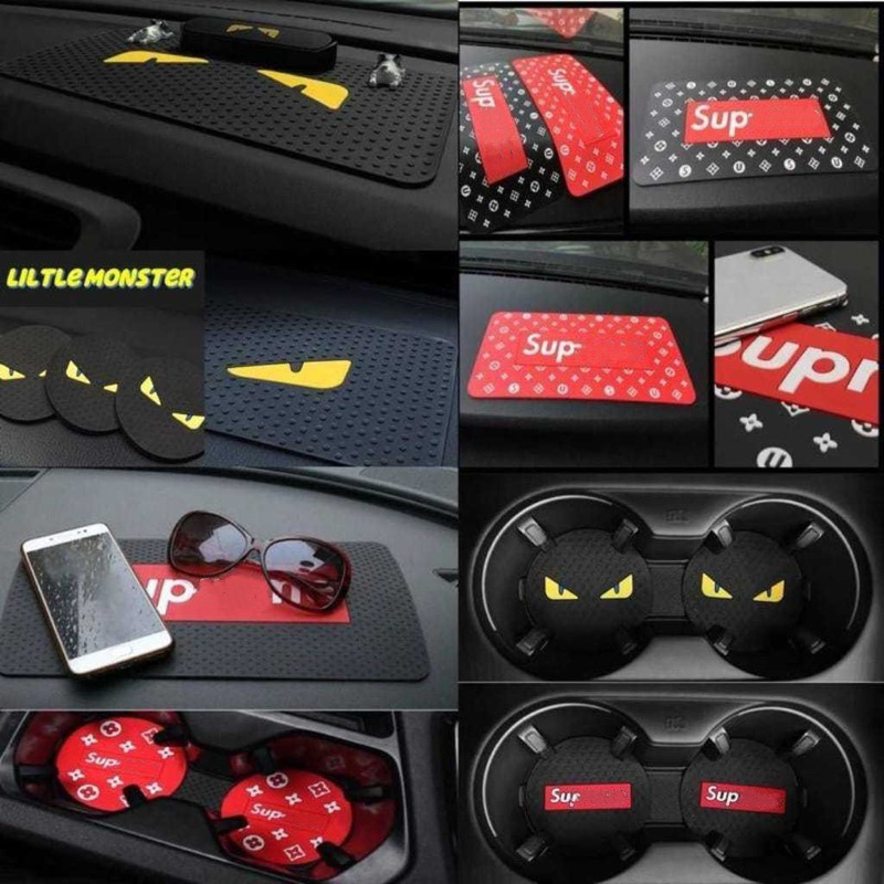 Little Monster Car Silicone Storage Mat Non-slip Mat Dashboard Sticky ...