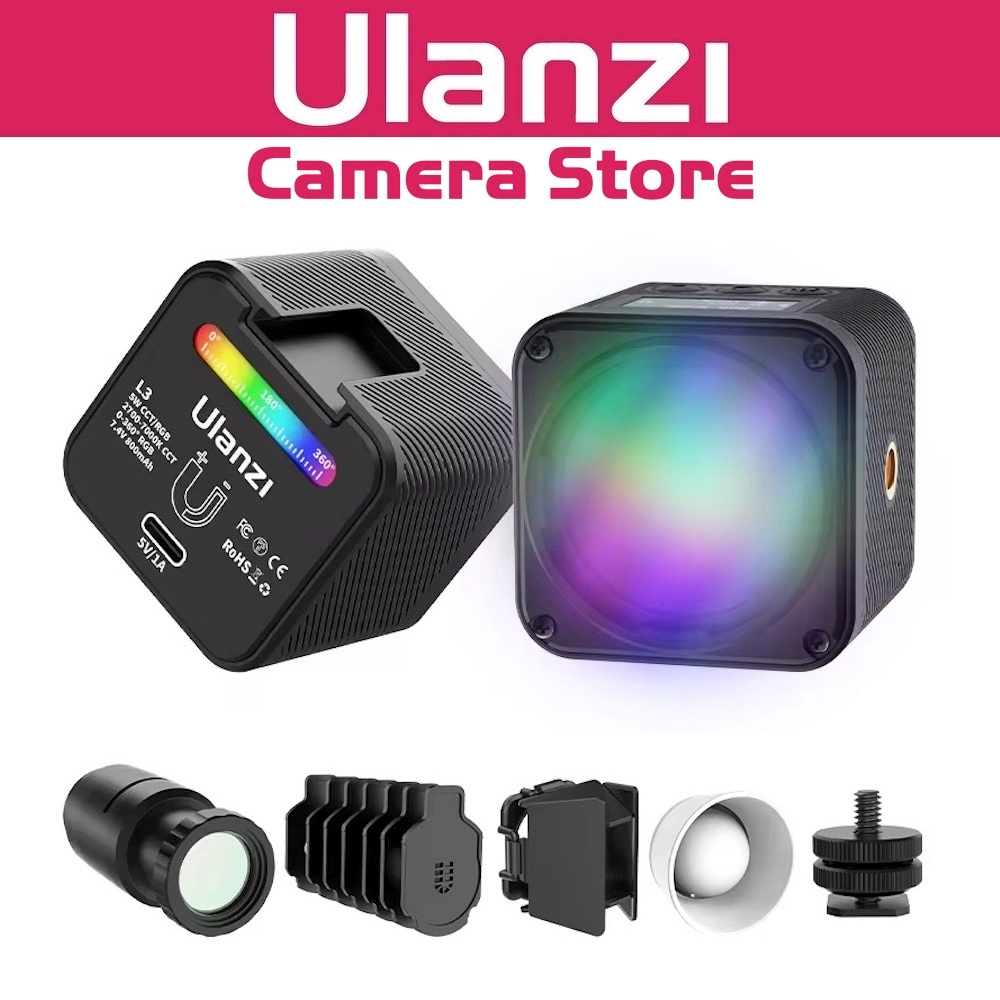 Ulanzi L3 RGB LED Video Camera Light L052GBB1 | Shopee Malaysia