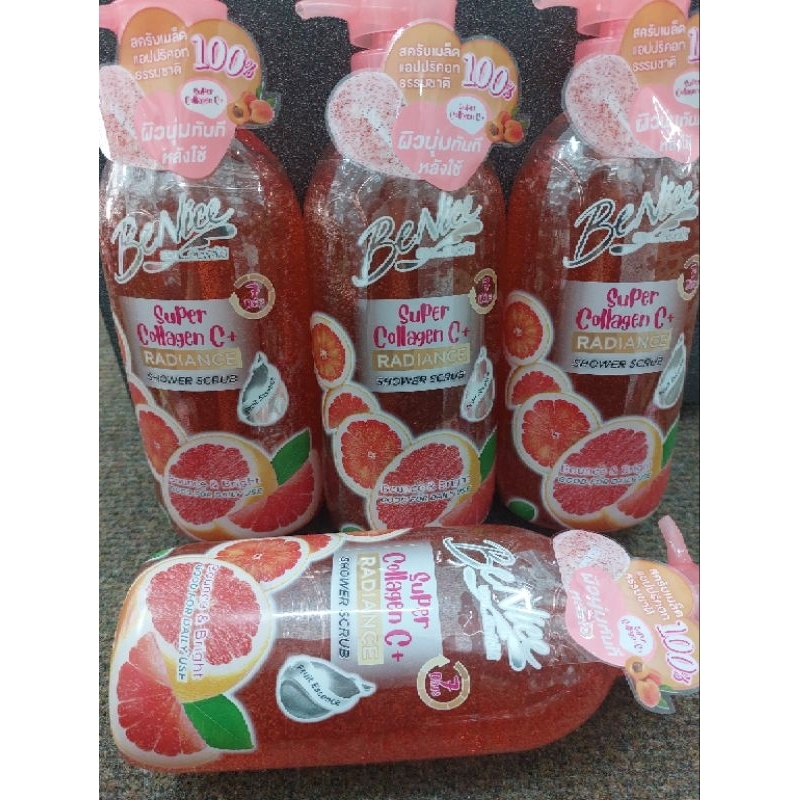 ORIGINAL BENICE SUPER COLLAGEN C+ RADIANCE SHOWER SCRUB FRUIT ESSENCE💥💯 ...