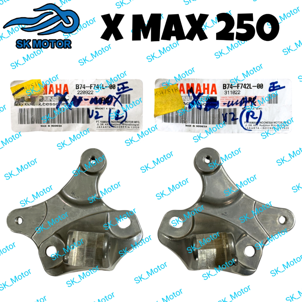 Yamaha X MAX 250 XMAX V1 V2 Original Bracket Footrest Foot Rest Stay ...