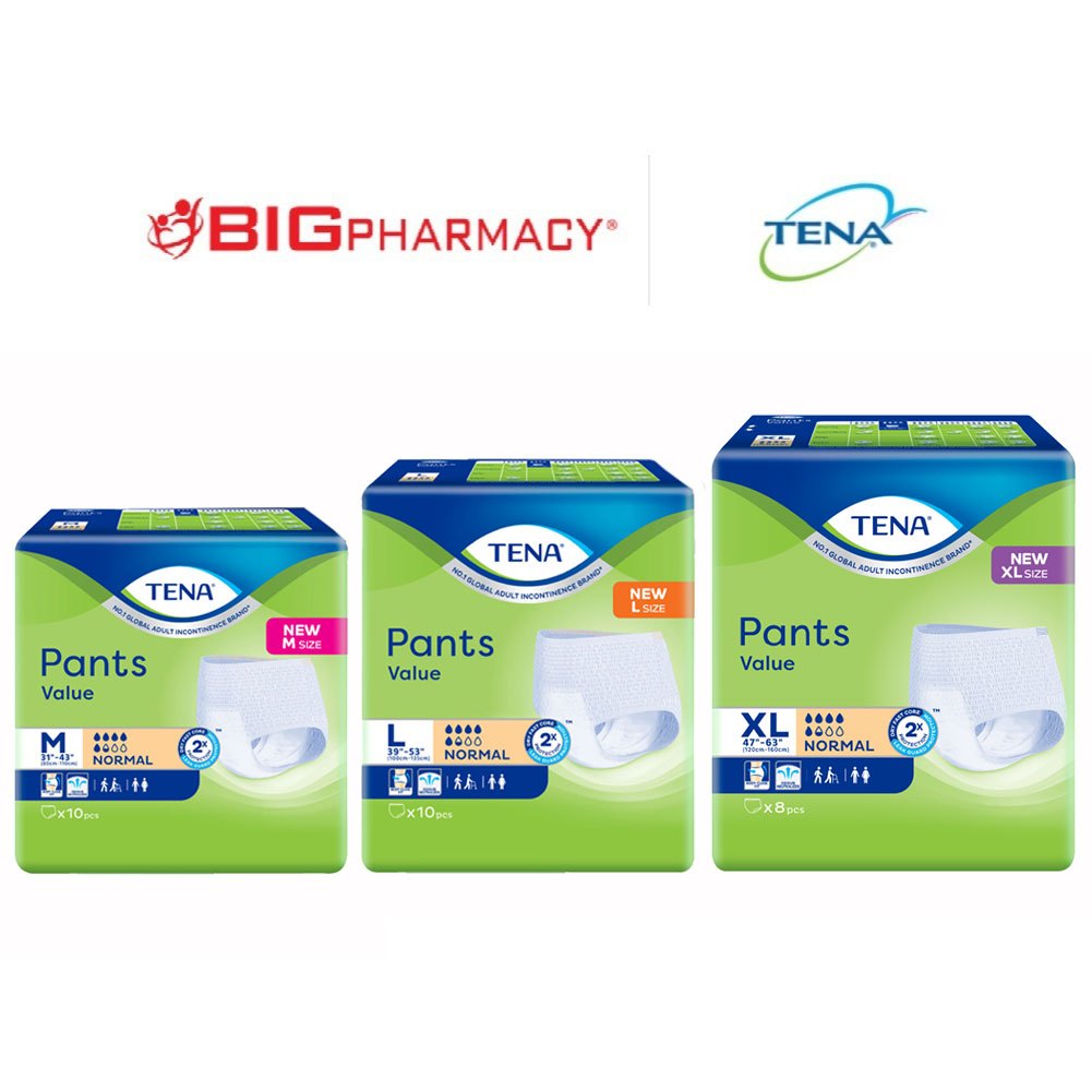 Tena Pants Value Adult M/L/XL (8S/10S) | Shopee Malaysia