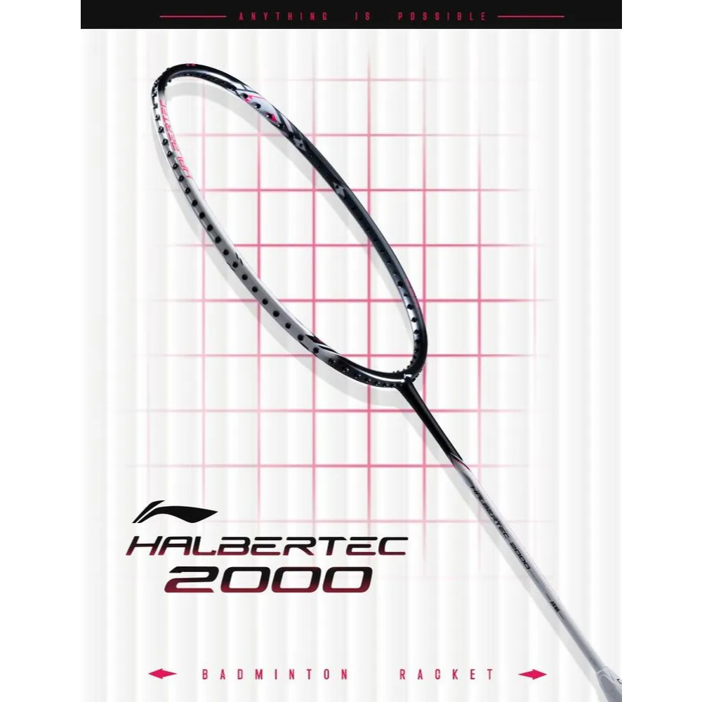 Li Ning Halbertec 2000 Badminton Racket (3U/4U) (100% Original / Ready ...
