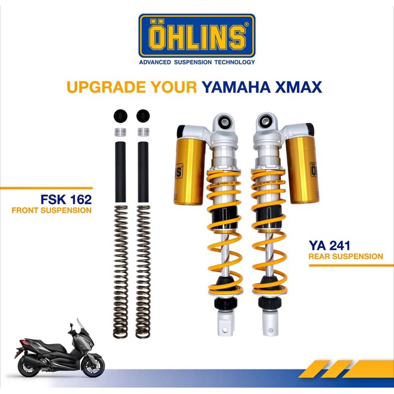 [Ready Stock] Öhlins YA241 / FSK 162 Yamaha XMax V1 V2 v3 2017-2023 ...