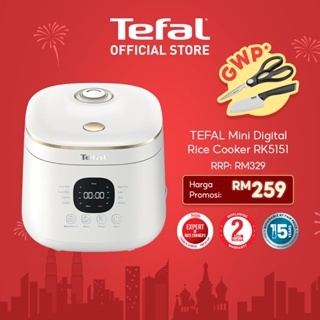 Tefal 0.7 L Rice Mate Mini Fuzzy Logic Rice Cooker RK5151 | Shopee Malaysia