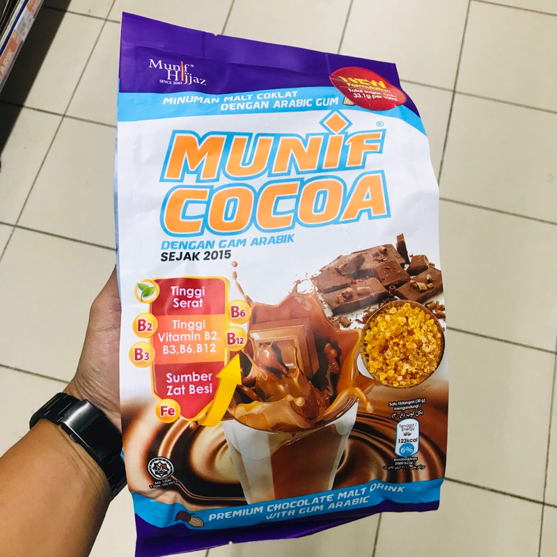 Munif Cocoa Minuman Malt Coklat Dengan Arabic Gum 1kg | Shopee Malaysia