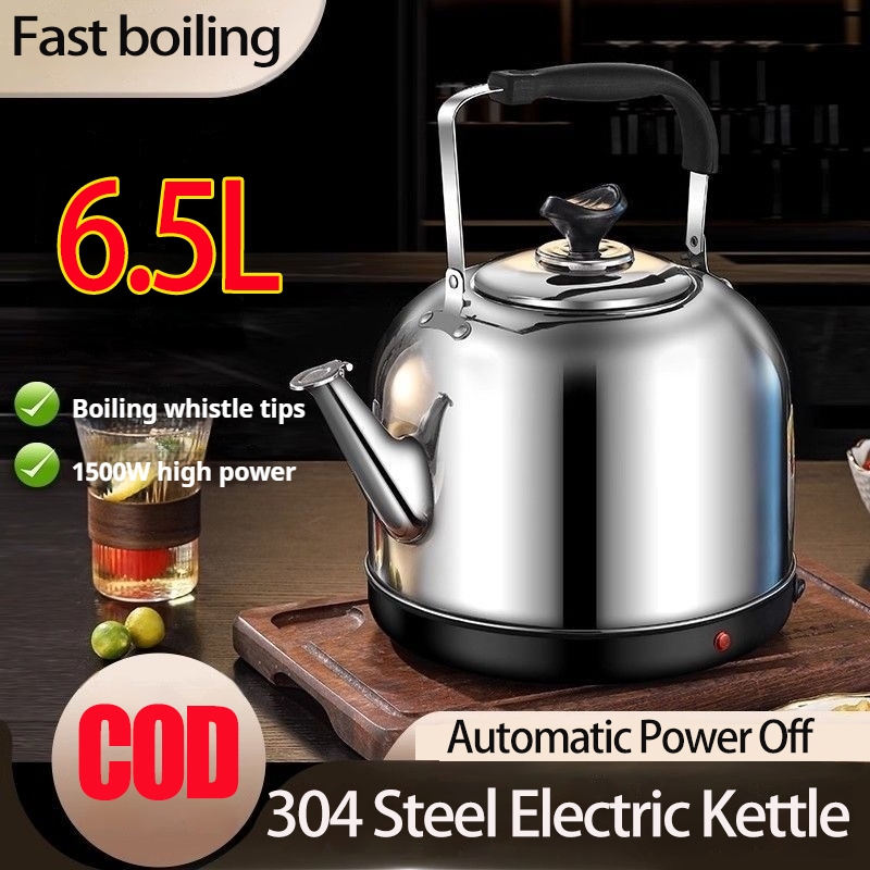 Electric Kettle 6.5L 1500w High Power Fast Heating Home Safety Auto-Off ...