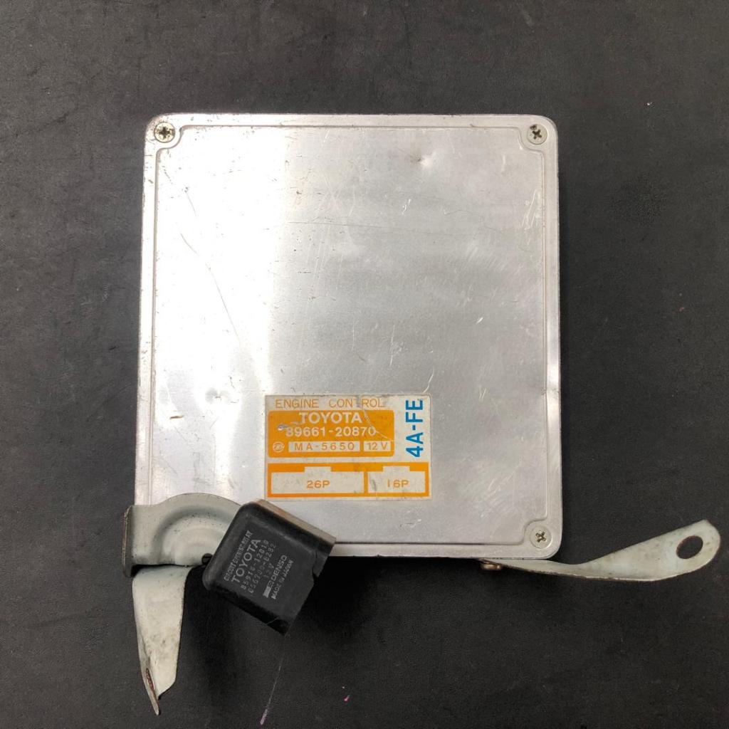 TOYOTA CORONA 1.6 Engine Control Unit ECU 4A-FE 89661-20870 Used Original | Shopee Malaysia