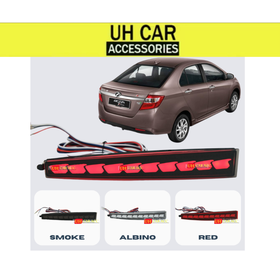 Perodua Bezza 2016 - 2020 DRAGON SCALE with welcome light sequential ...