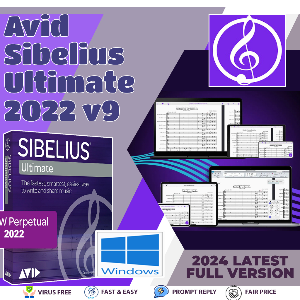 Avid Sibelius Ultimate 2022.9 Latest Full Version | Lifetime | Best ...