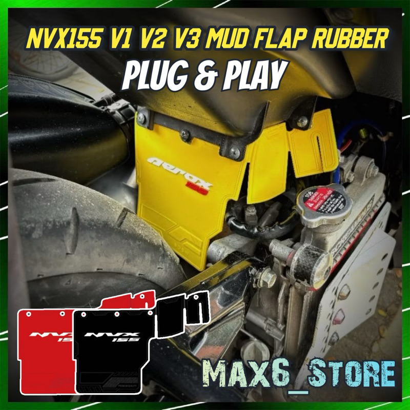 Yamaha NVX155 Mud Flap Rubber NVX Mudflap Rear Fender Mudguard Getah ...
