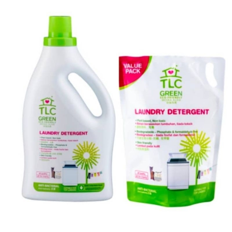 TLC GREEN Eco-Friendly Antibacterial Laundry Detergent Regular ...
