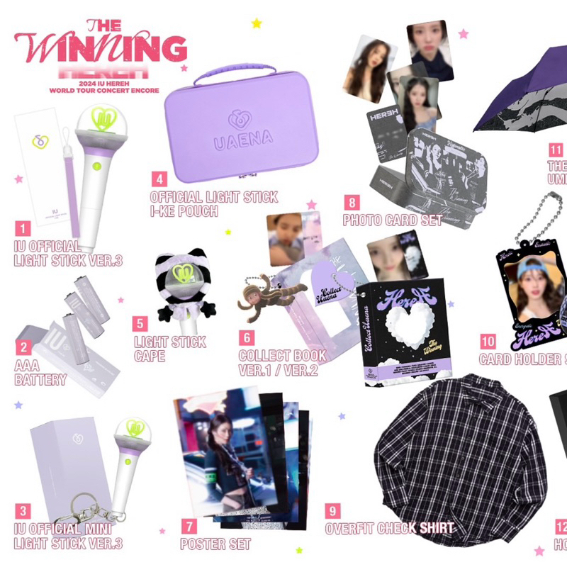 [Ready Stock] IU The Winning 2024 HEREH World Tour Concert Encore MD ...