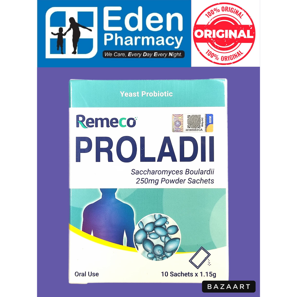 Remeco Proladii Yeast Probiotic Saccharomyces Boulardii 250mg Powder ...