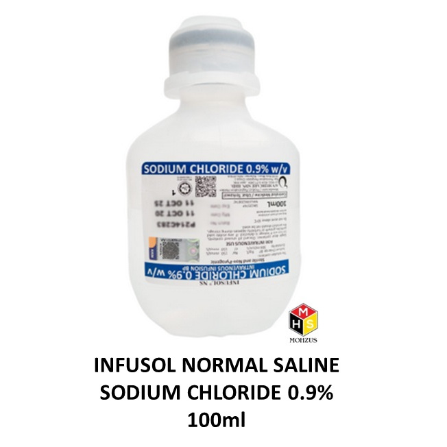 INFUSOL NORMAL SALINE SC NACL 0.9% (100ML) | Shopee Malaysia