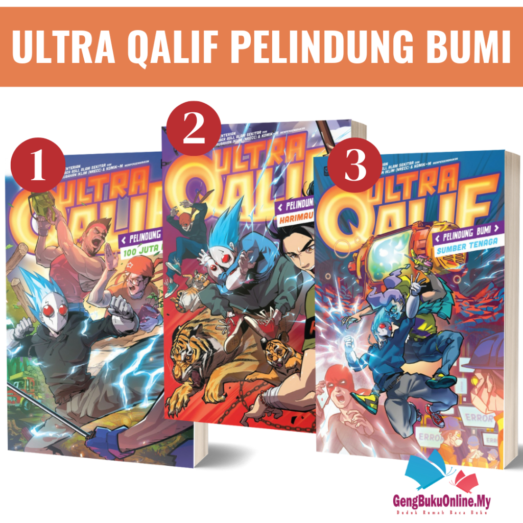 Komik-M : Ultra Qalif Pelindung Bumi - Froggypapa, Danial Haikal ...