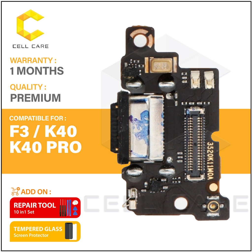Charging Board USB Port Flex Cable Ribbon For POCO POCO F3 / REDMI K40 ...