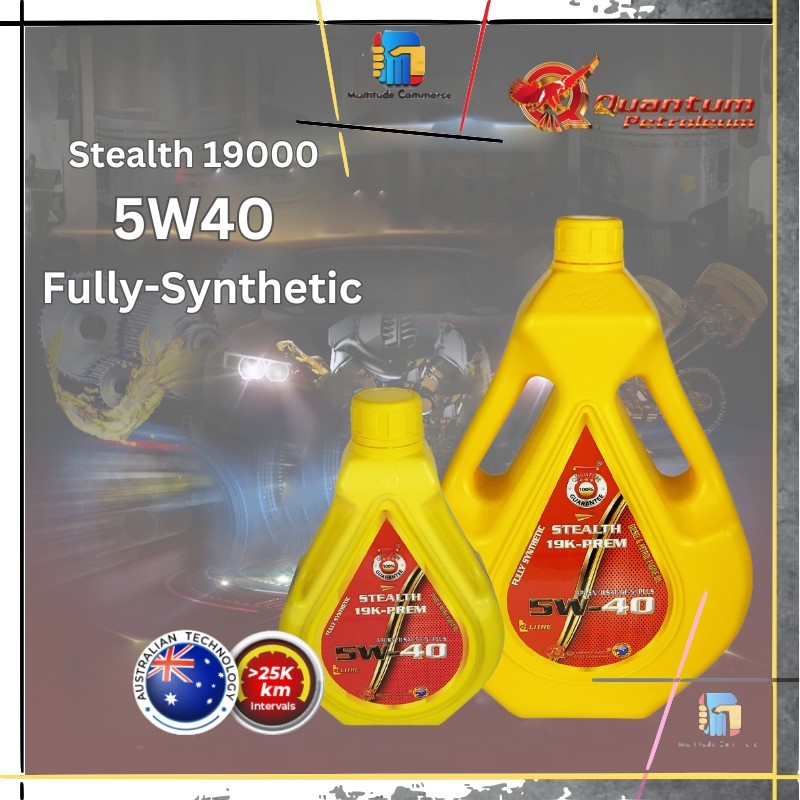 Quantum Petroleum Stealth 19000 Premium 5W40 Fully Synthetic Car Engine ...