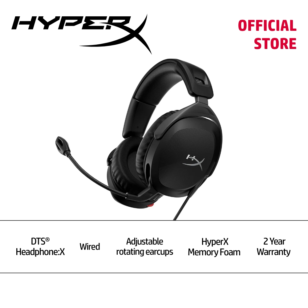 HyperX Cloud Stinger 2 (519T1AA) Gaming Headset Wired / PC PS5 XBOX / 2 ...