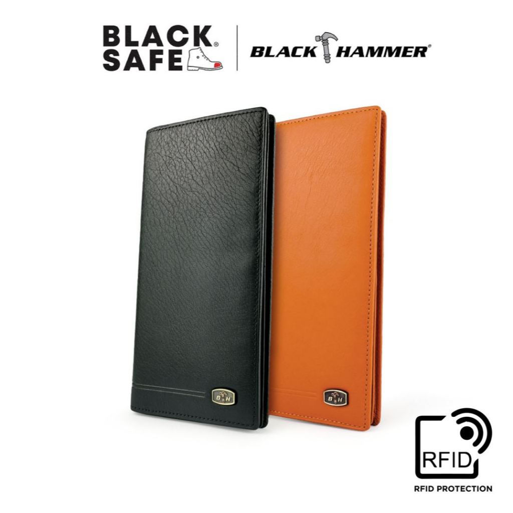 Black Hammer Men Genuine Leather Long Wallet BHW23006 | Shopee Malaysia