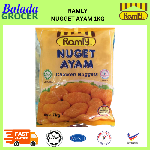 *LEMBUT DIDALAM & RANGUP DILUAR* NUGET AYAM JENAMA RAMLY (HALAL DARI ...