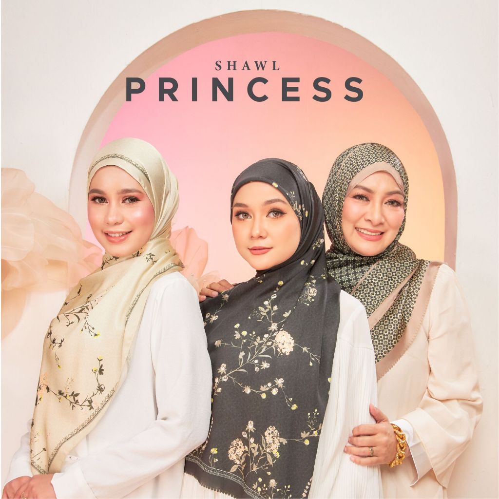 AS HIJAB Princess Series Premium Shawl | Shopee Malaysia