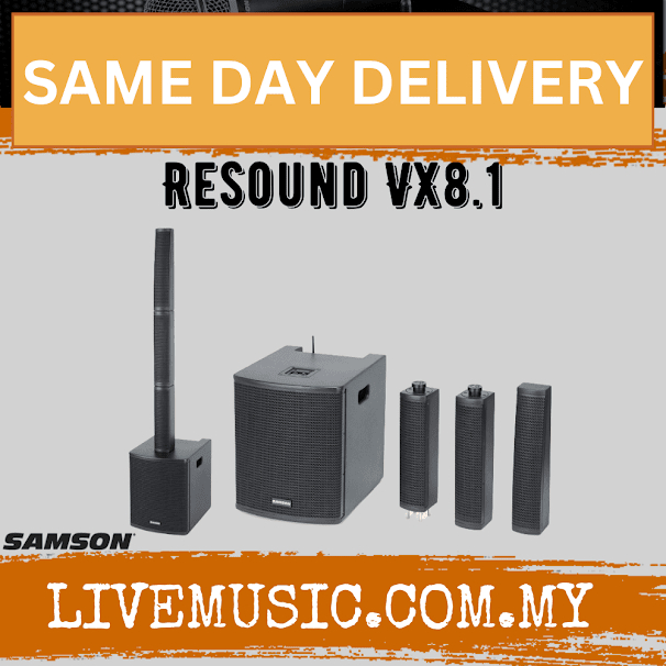 SAMSON RESOUND VX8.1 PORTABLE COLUMN ARRAY SYSTEM ( RESOUND VX81 / RESOUNDVX81 ) | Shopee Malaysia